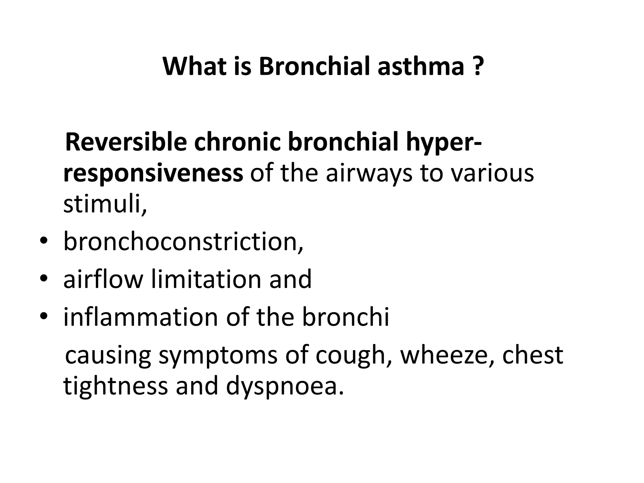 management of Bronchial asthma microteaching | PPTX