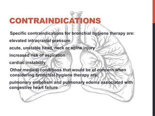 BRONCHIAL Hygiene THERAPY - Pragya Tyagi - FInall.pptx