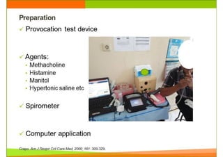 Bronchial provocation test in clinical practice | PDF