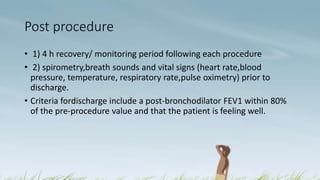 Bronchial thermoplasty | PPTX