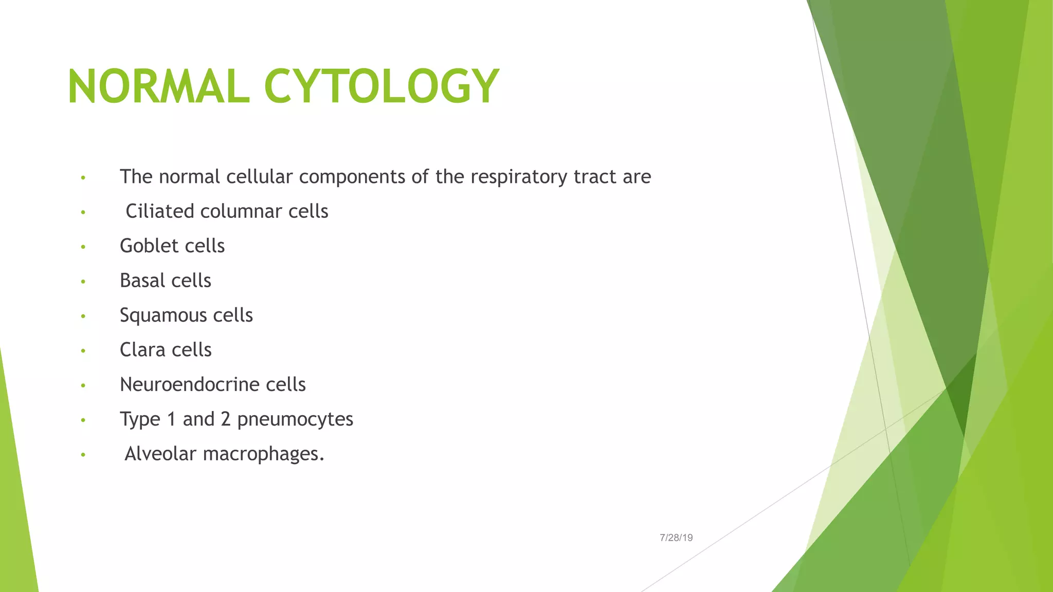 Bronchial washings and brushings | PPT