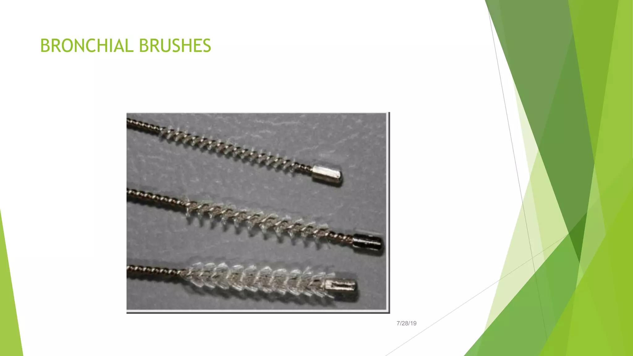 Bronchial washings and brushings | PPT