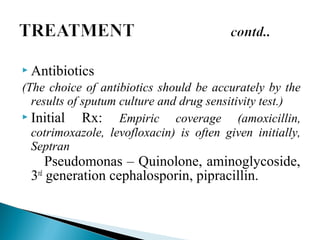 Bronchiectases | PPT