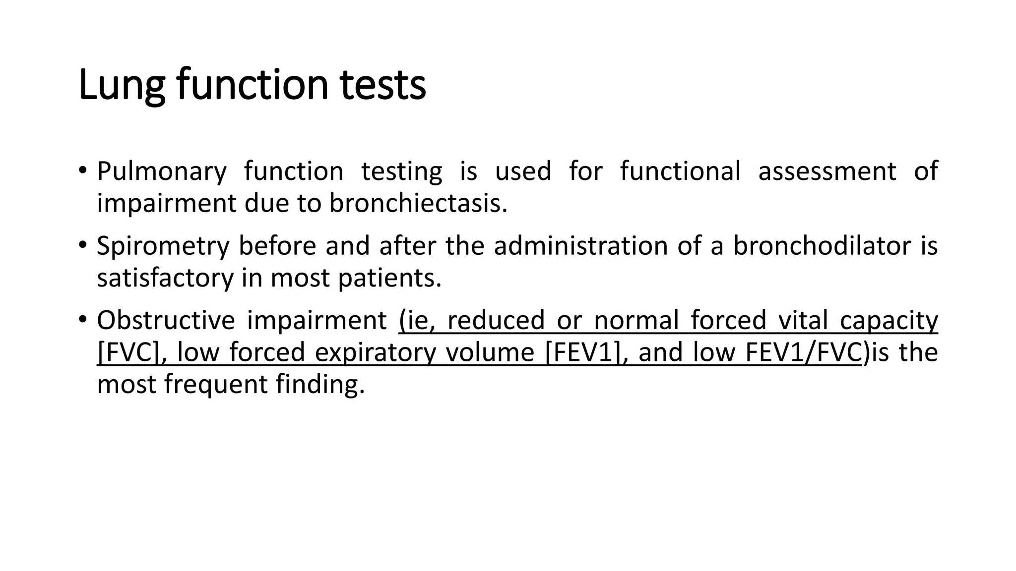 Bronchiectasis | PPTX