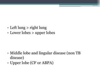 Bronchiectasis | PPTX