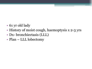 Bronchiectasis | PPTX