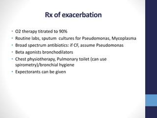 Bronchiectasis | PPTX