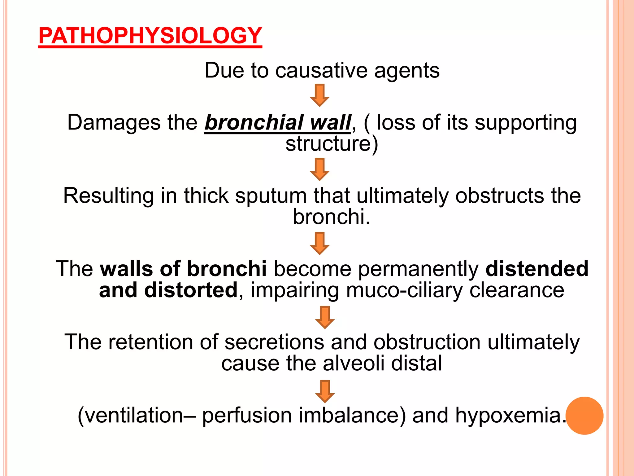 Bronchiectasis & Nursing care | PPTX