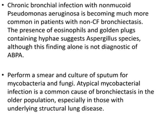 Bronchiectasis | PPTX