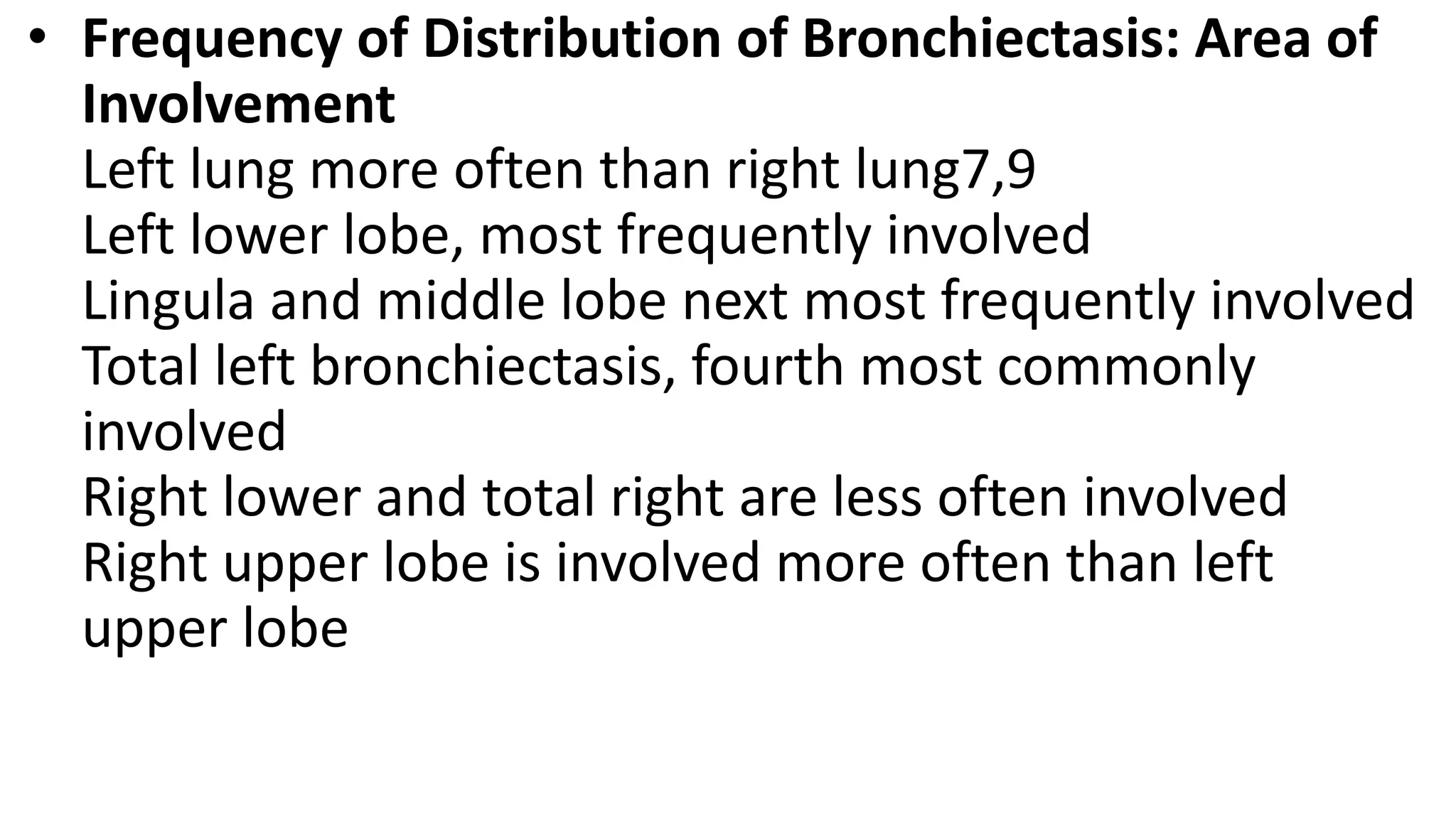 Bronchiectasis | PPTX
