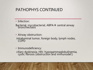 bronchiectasis.ppt | Free Download