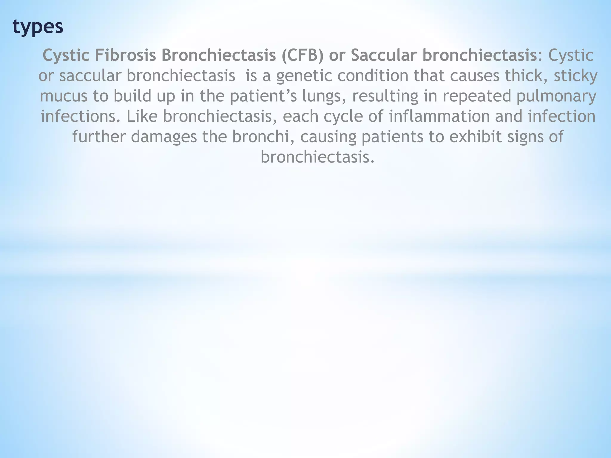 Bronchiectasis.pptx