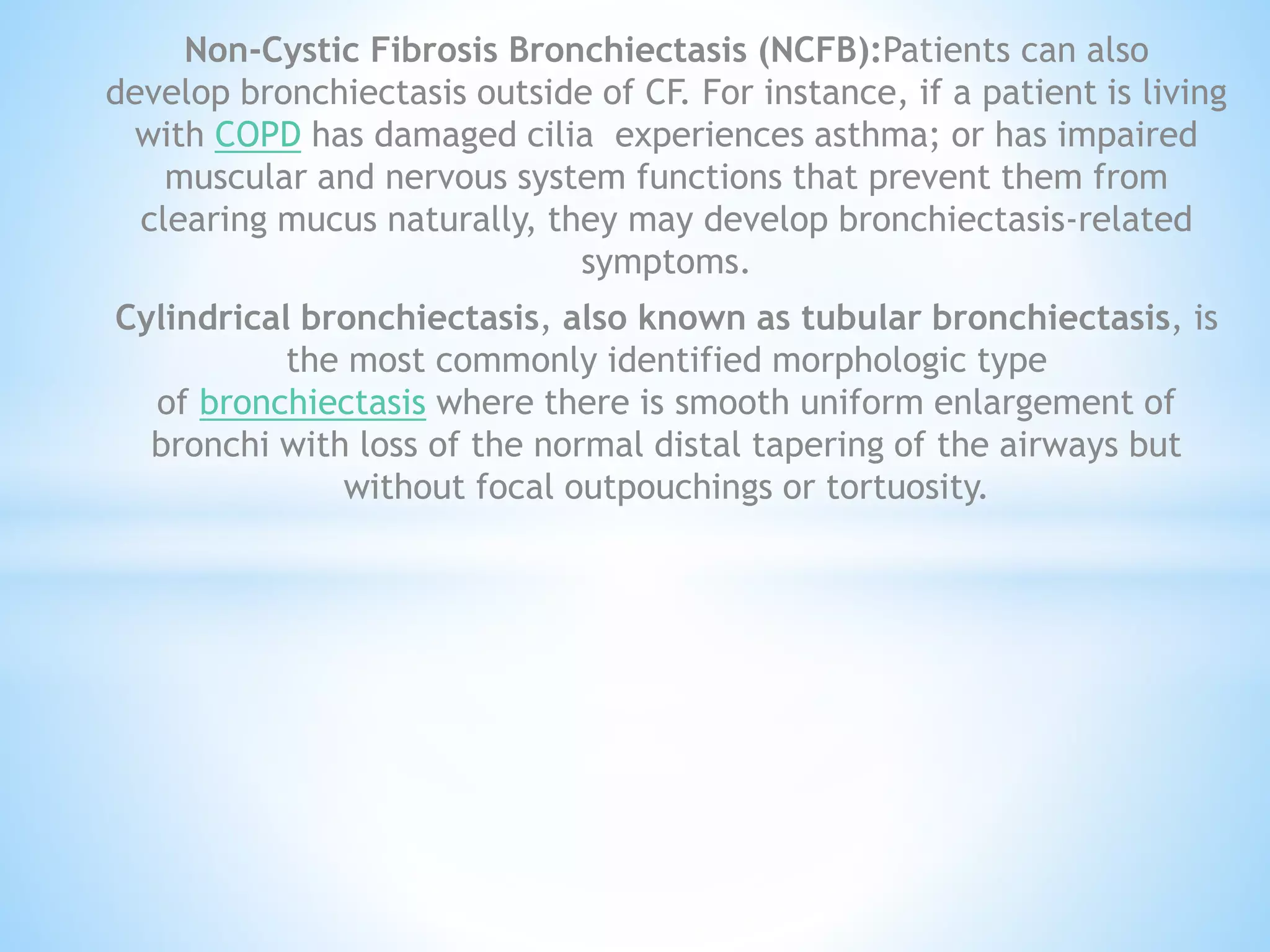 Bronchiectasis.pptx