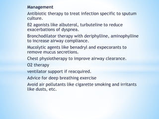 Bronchiectasis.pptx