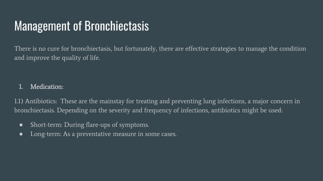 Bronchiectasis: Beyond the Chronic Cough | PPTX