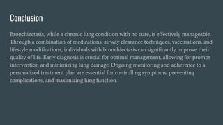 Bronchiectasis: Beyond the Chronic Cough | PPTX