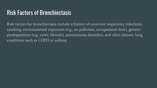 Bronchiectasis: Beyond the Chronic Cough | PPTX