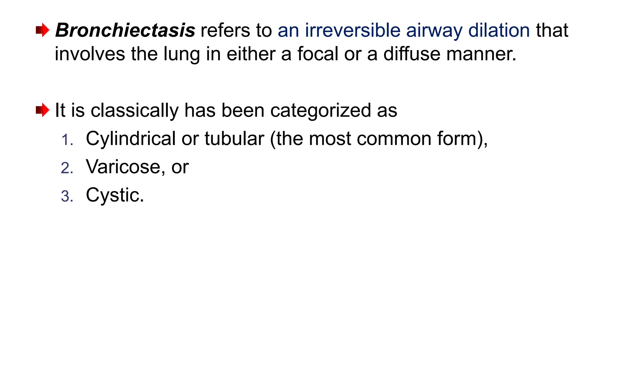 slide share on BRONCHIECTASIS.pptx