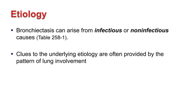 slide share on BRONCHIECTASIS.pptx