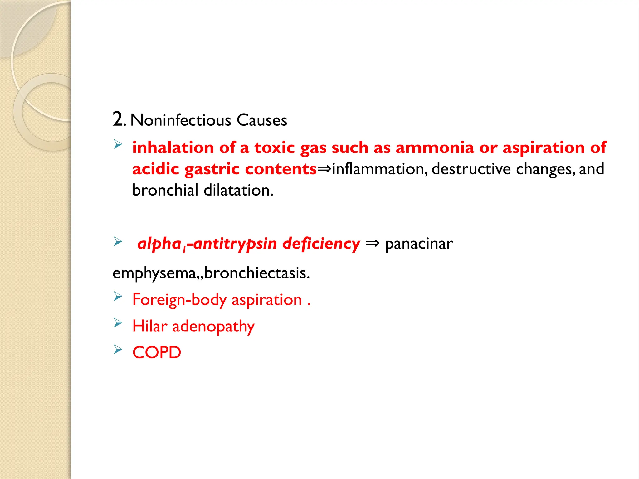 Bronchiectasis and its pathology in medicine | PPTX