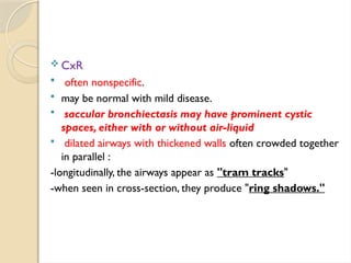 Bronchiectasis and its pathology in medicine | PPTX