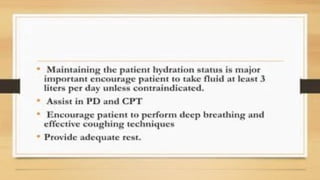 Bronchiectasis.pptx, definition, causes and risk factors, signs and ...