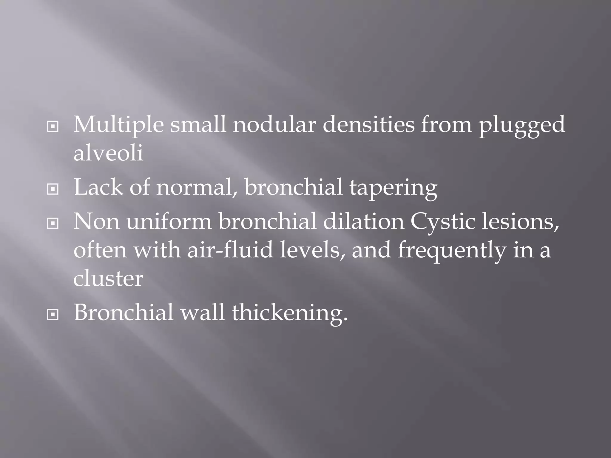 Bronchiectasis airway disease | PPTX