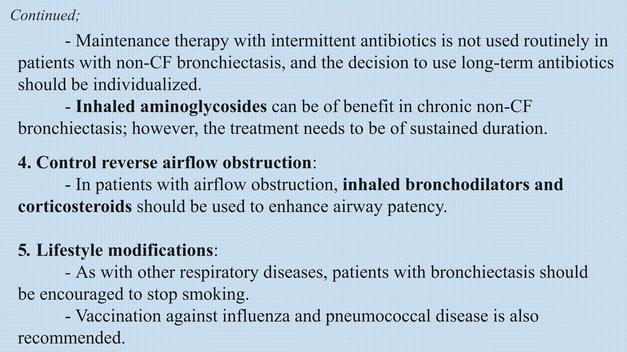Bronchiectasis | PPTX