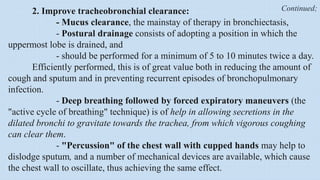 Bronchiectasis | PPTX