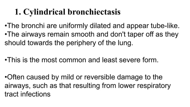 Bronchiectasis, condition of lower respiratory tract | PPT