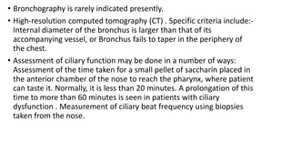 Bronchiectasis | PPT