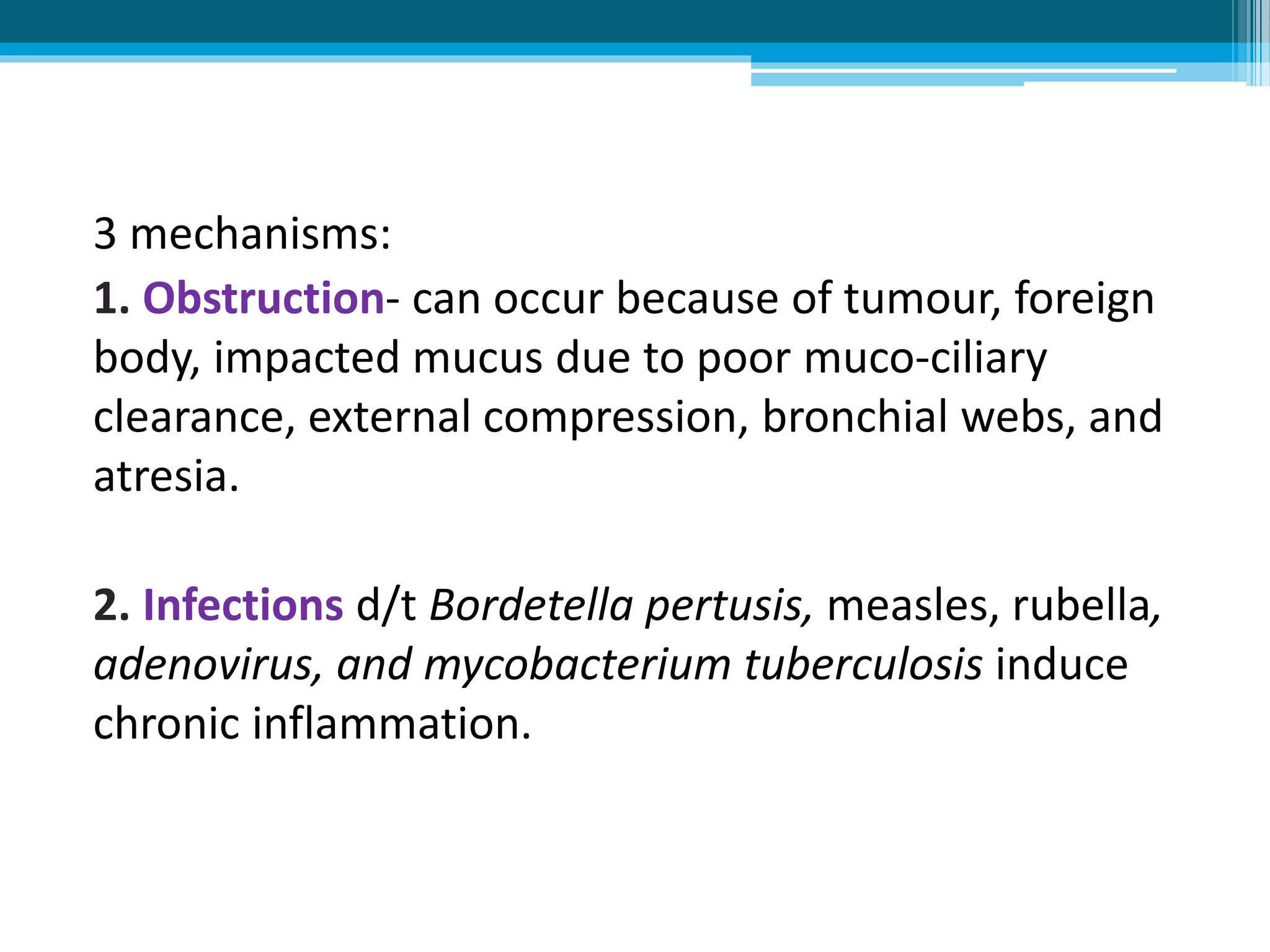 Bronchiectasis | PPTX
