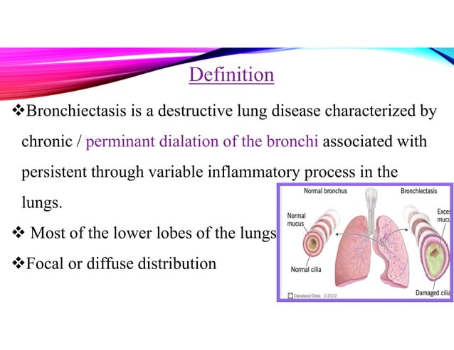 BRONCHIECTASIS PPT .pdf