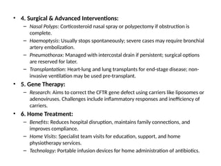 Bronchiectasis, primary ciliary dyskinesia, cystic fibrosis.pptx ...