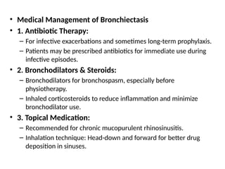 Bronchiectasis, primary ciliary dyskinesia, cystic fibrosis.pptx