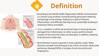 Bronchiectasis A chronic lung condition.ptx