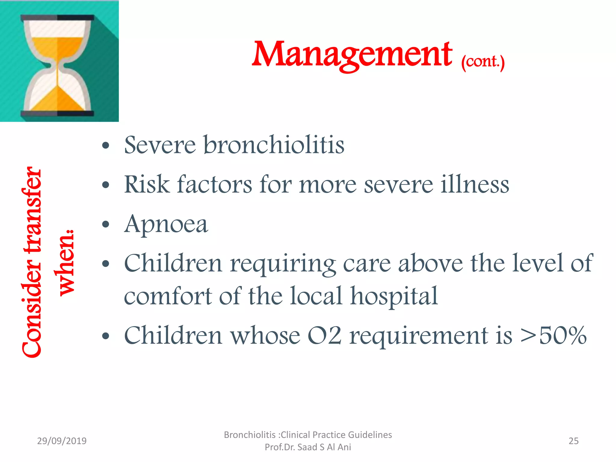 Bronchiolitis | PPTX