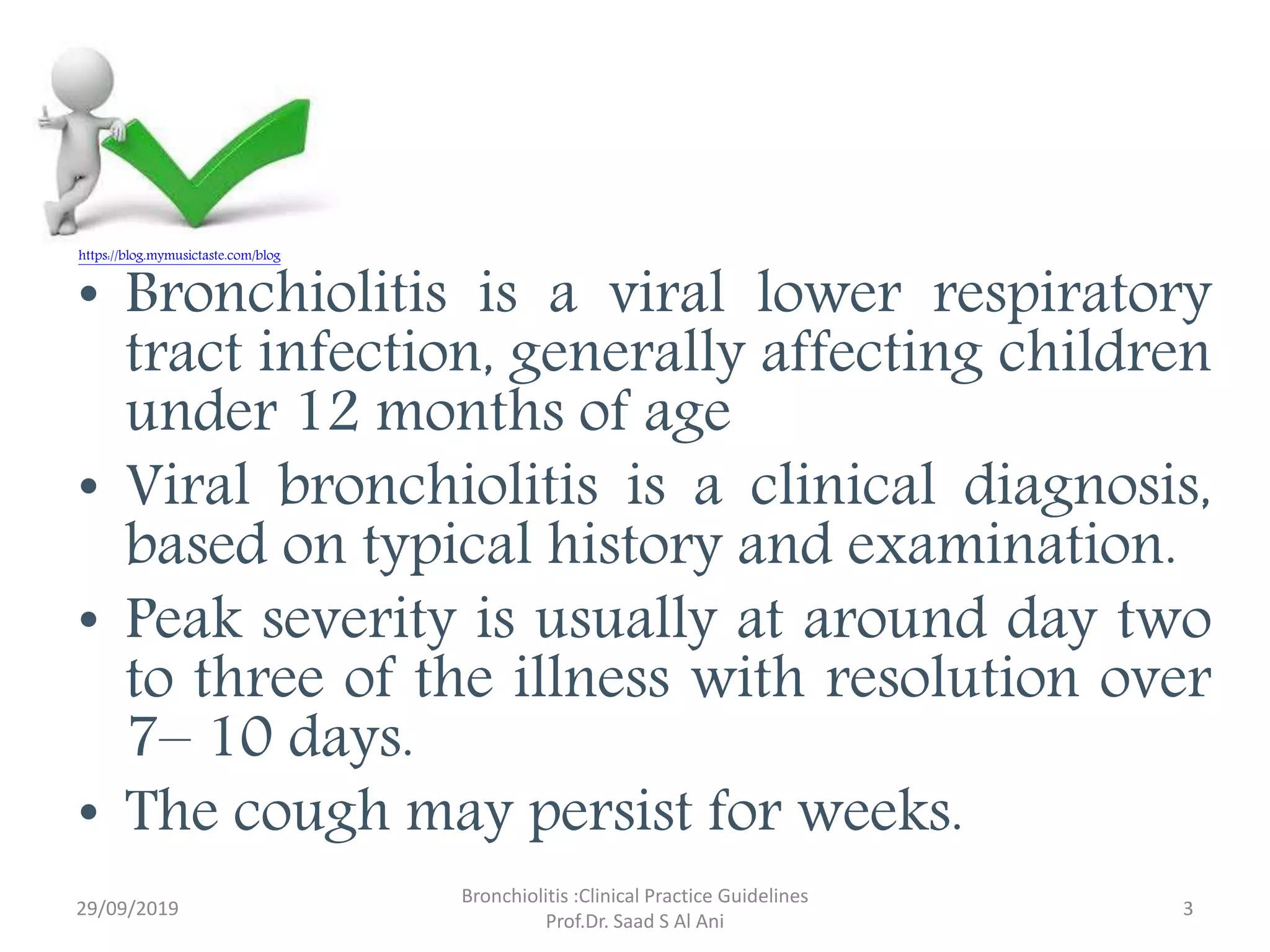Bronchiolitis | PPTX