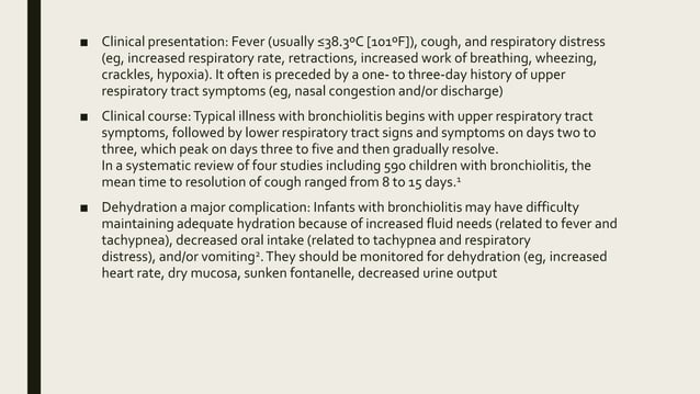 Bronchiolitis | PPT