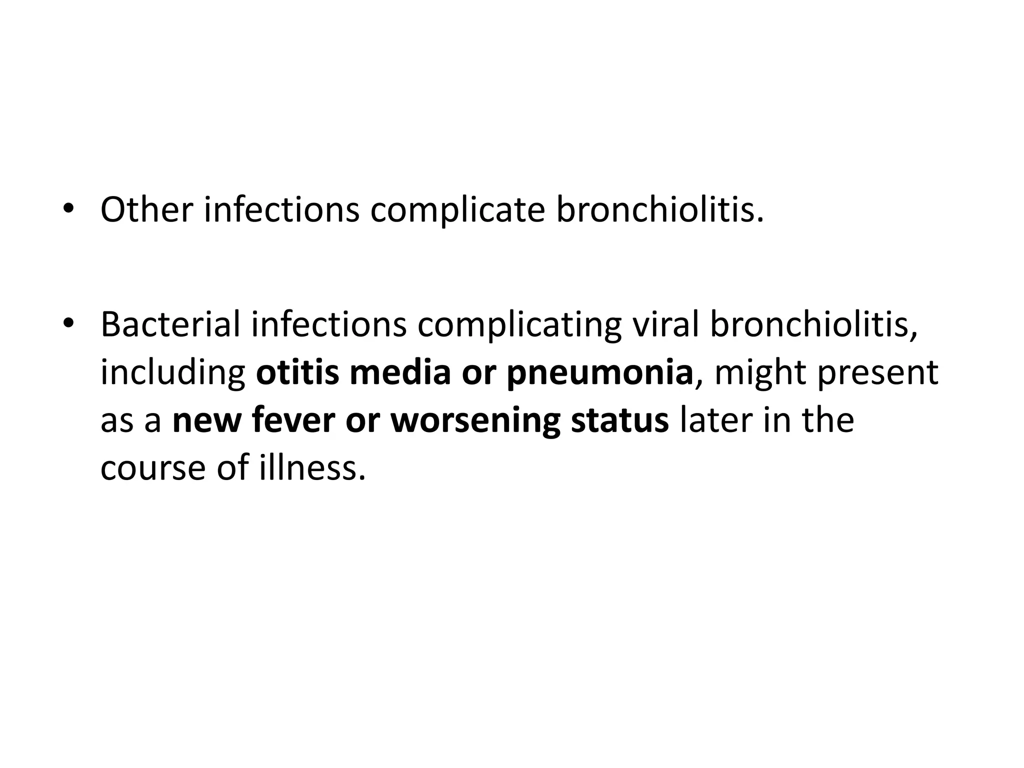 Bronchiolitis | PPTX