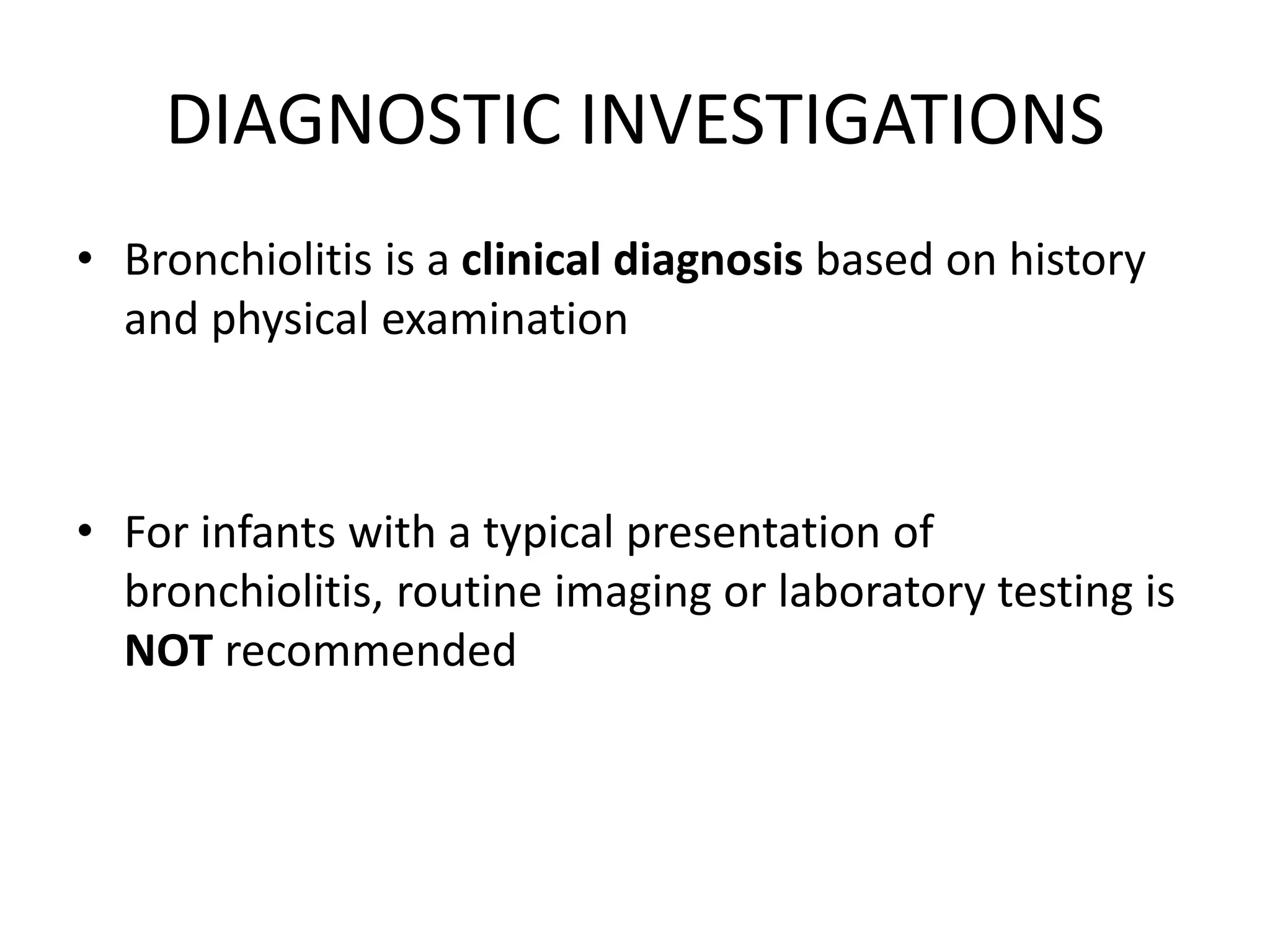 Bronchiolitis | PPTX