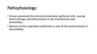 BRONCHIOLITIS 1 pharm . 1211116363026323pptx | PPTX