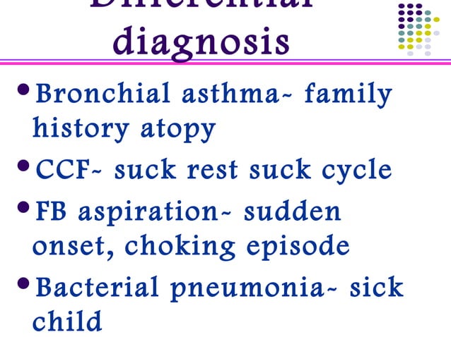 Bronchiolitis, croup | PPT | Lung and Respiratory Health | Diseases and ...