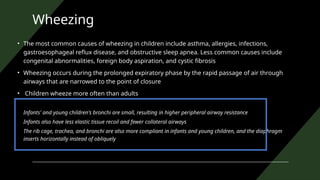 Bronchiolitis,wheeze in pediatrics patients | PPTX