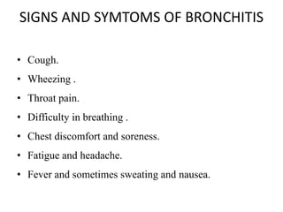 Bronchitis | PPTX