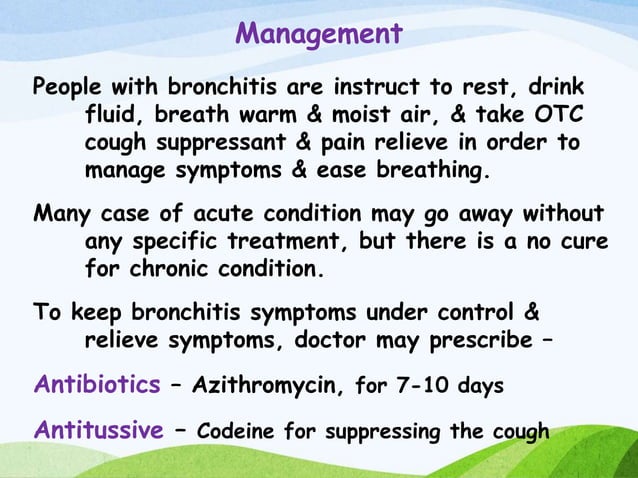 Bronchitis | PPTX