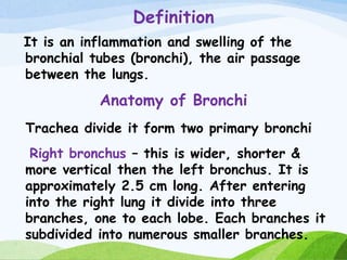 Bronchitis | PPTX