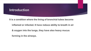 Bronchitis | PPTX