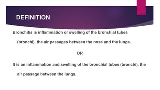 Bronchitis | PPTX | Lung and Respiratory Health | Diseases and Conditions