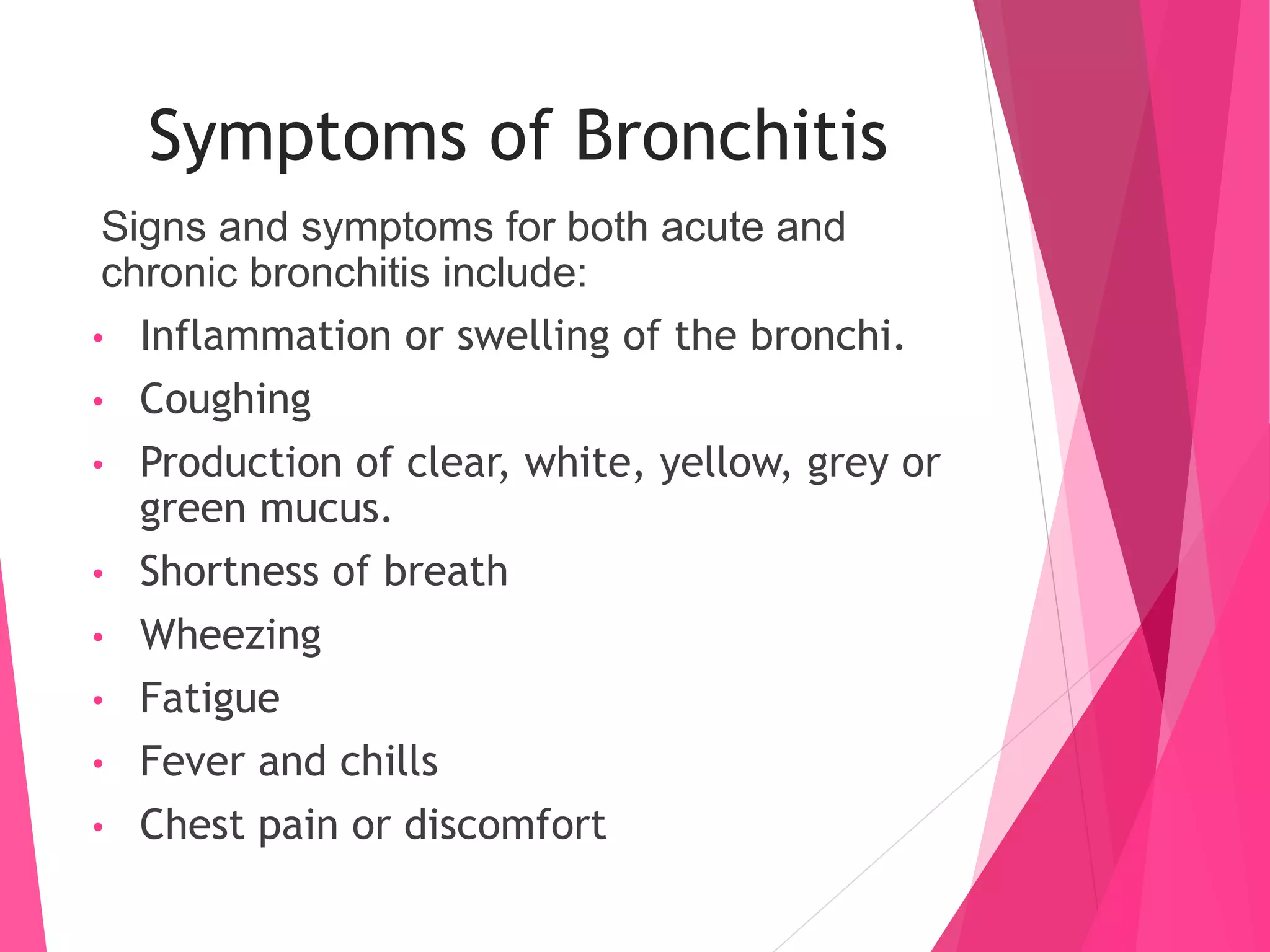 Bronchitis grade 10 | PPTX
